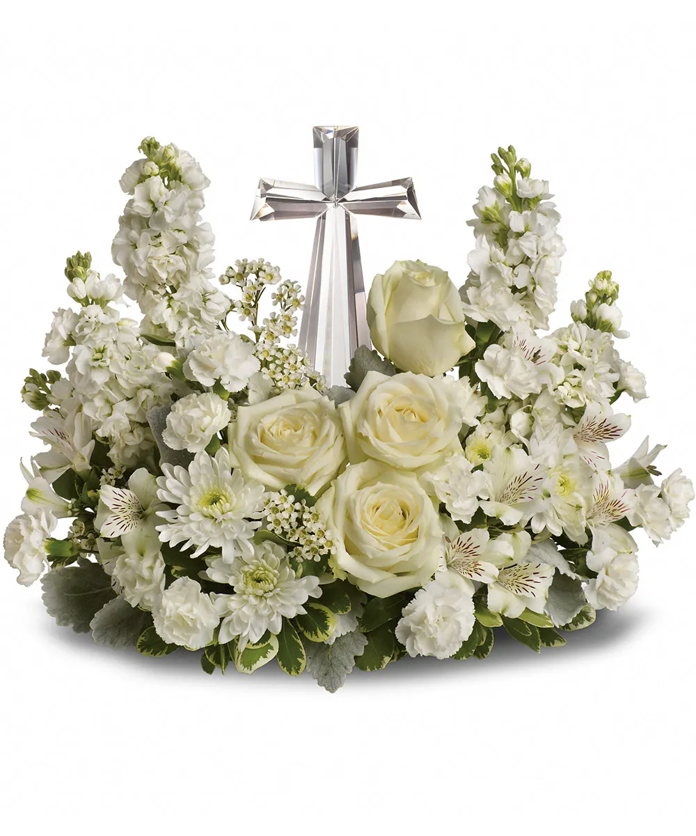 Divine Peace Bouquet | Akron & Dover (OH) Same-Day Sympathy Flowers ...